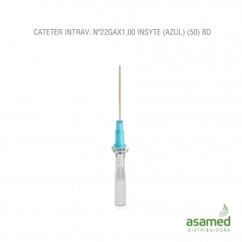 CATETER INTRAVENOSO 22G X 1" (0,90X25MM)(AZUL) NIPRO