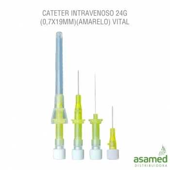 CATETER INTRAVENOSO ANGIOCATH 24G X 0,75" (0,7X19MM)(AMARELO) BD