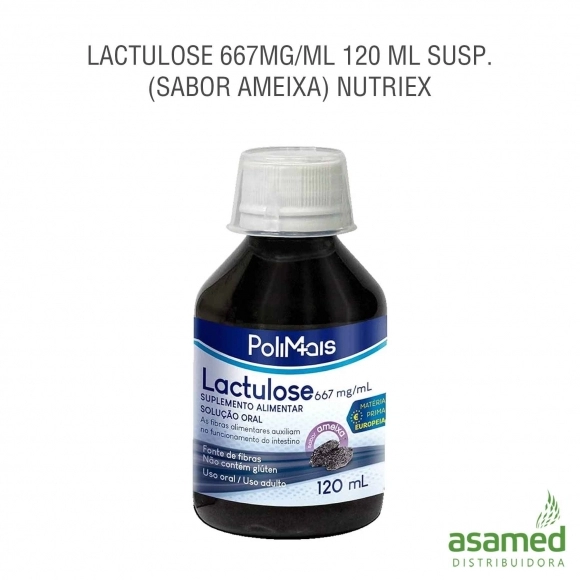 LACTULOSE 667 MG/ML 120 ML SUSP. (SABOR AMEIXA) NUTRIEX