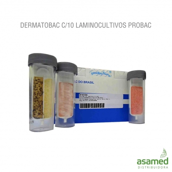 DERMATOBAC C/10 LAMINOCULTIVOS PROBAC